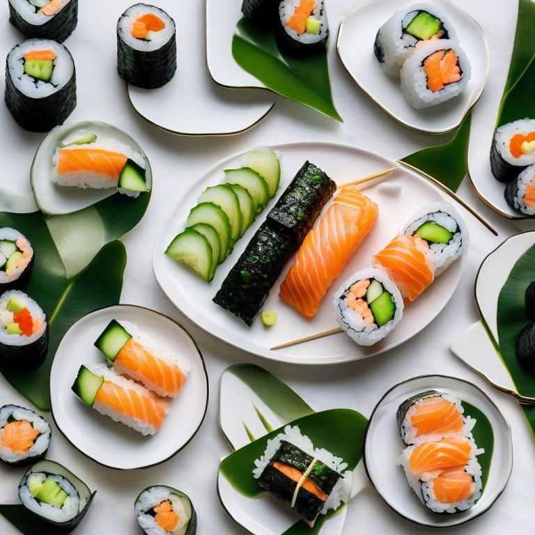 Cooked Salmon Sushi Roll Recipe: Elegant Fusion in Every Bite - Just ...
