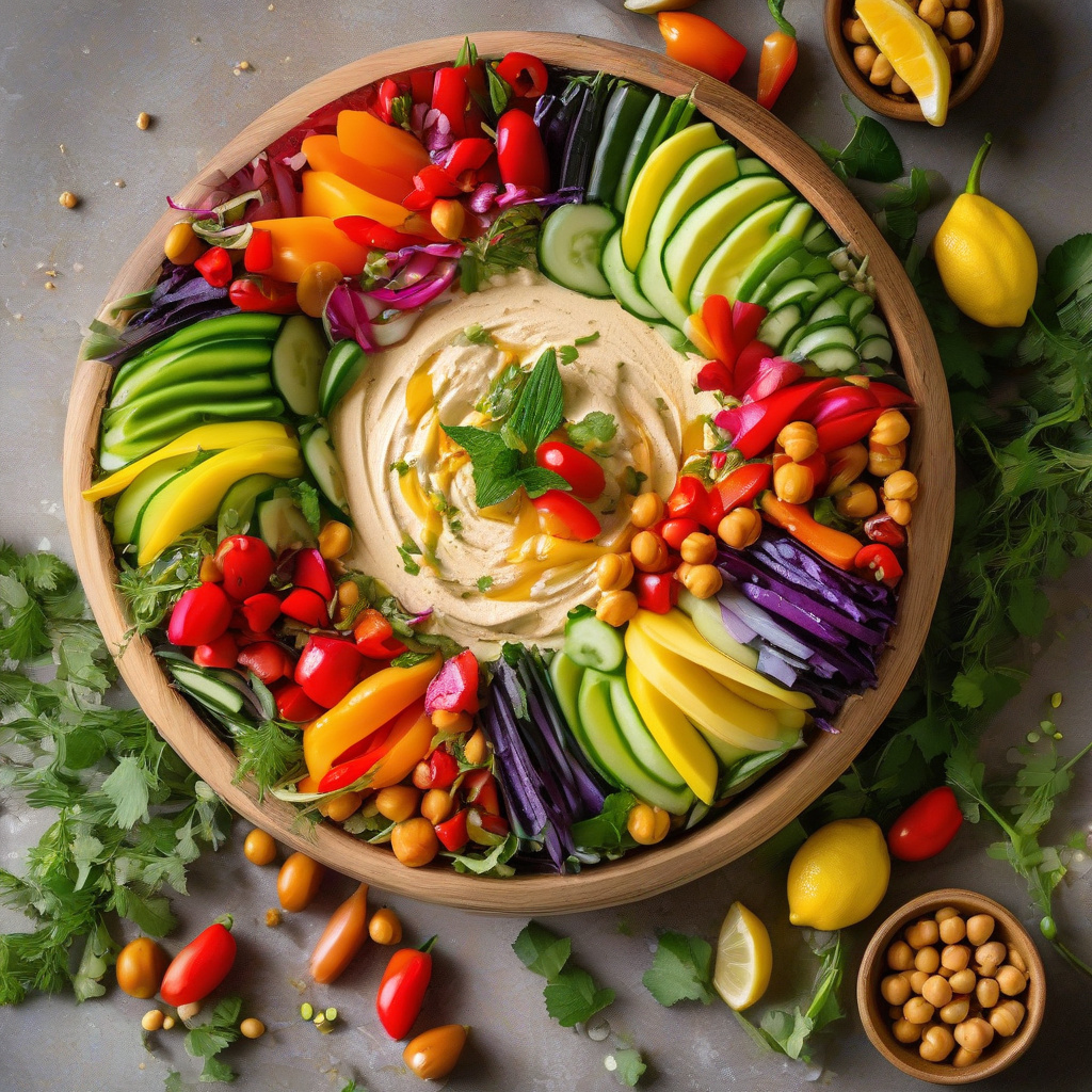 Hummus Wreath Recipe: Stunning Holiday Appetizer Masterpiece - Just ...