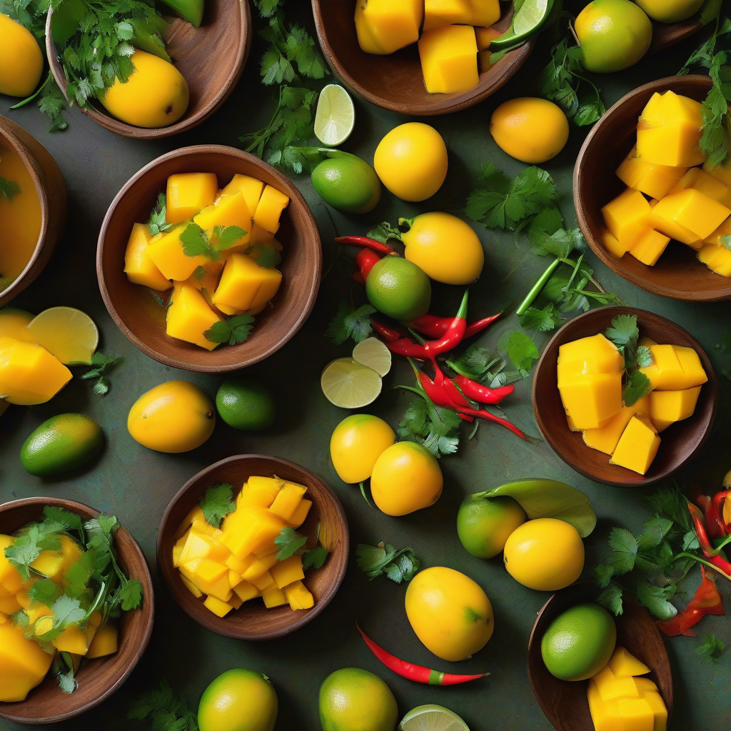 Mango Chow Trinidad Recipe: Spicy Caribbean Snack Delight - Just Pork ...