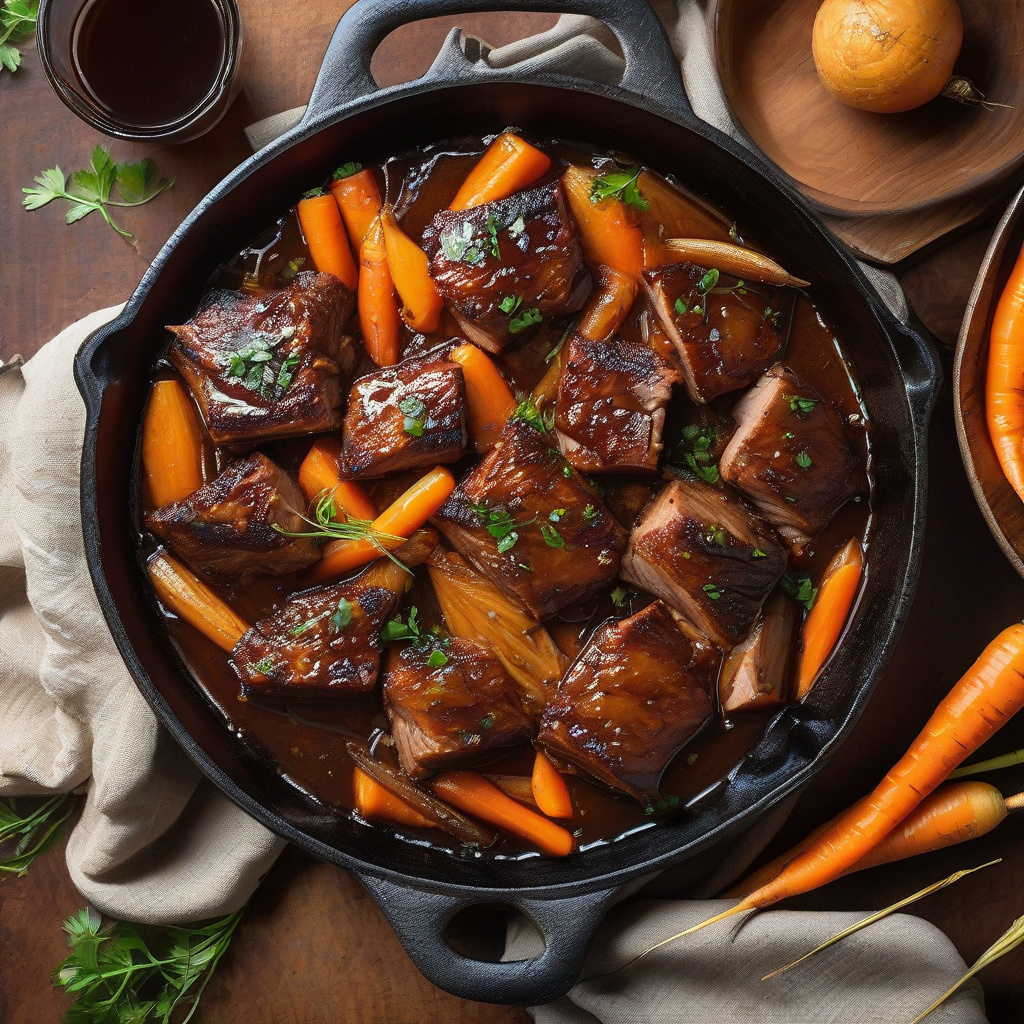Beer Braised Pork Recipe: Fall-Apart Tender Meat in Rich Broth - Just ...