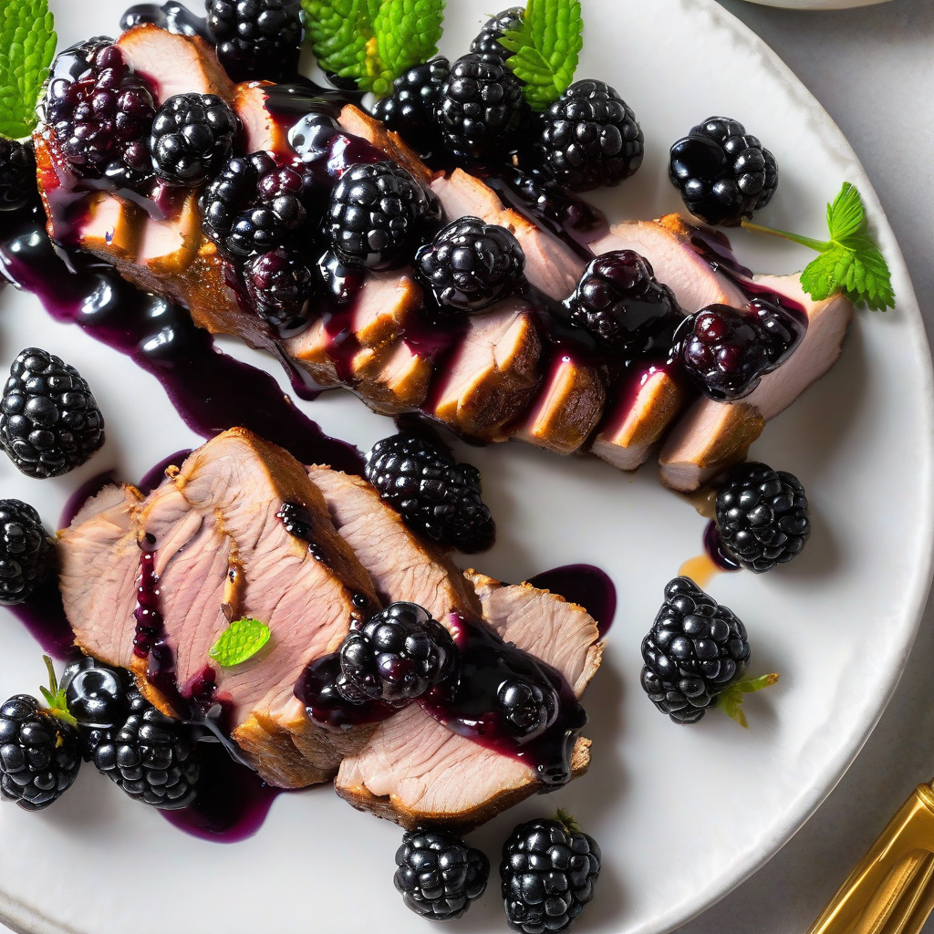 Blackberry Pork Tenderloin Recipe: Sweet Glazed Pork Perfection - Just ...