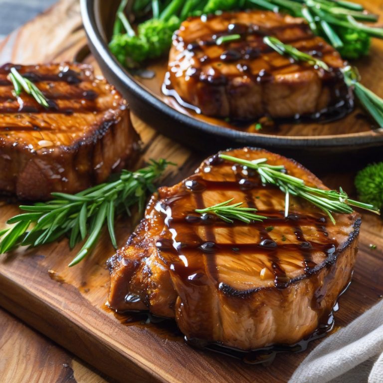 Bourbon Pork Chops Recipe: Glazed Perfection in 30 Minutes - Just Pork ...