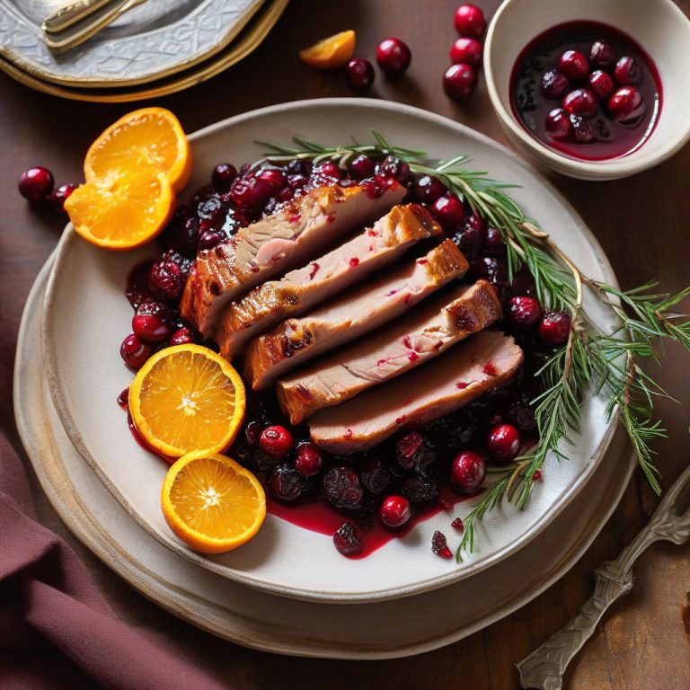 Cranberry Pork Roast Recipe: Glazed Perfection for Holiday Meals - Just ...