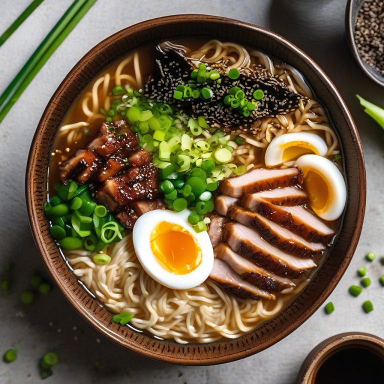 Japanese Pork Ramen Recipe: Rich Tonkotsu Broth and Springy Noodles ...
