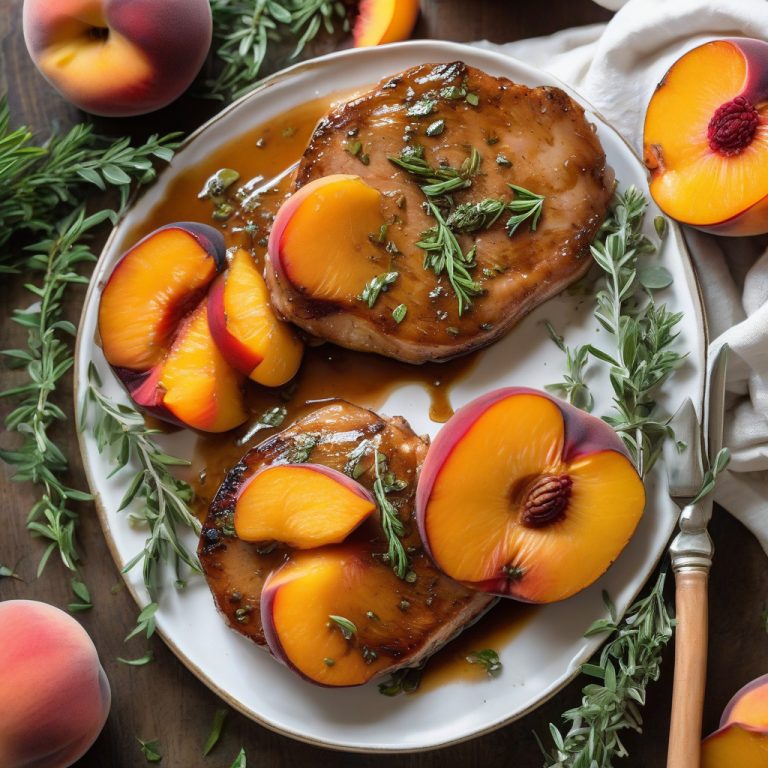 Peach Pork Chops Recipe: Sweet and Savory Harmony - Just Pork Recipes