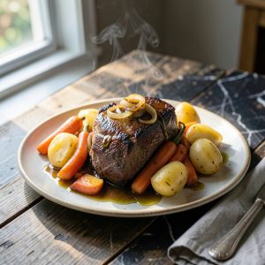 Pot Roast Recipe Bottom Round: Fall-Apart Tender in Rich Gravy - Just ...