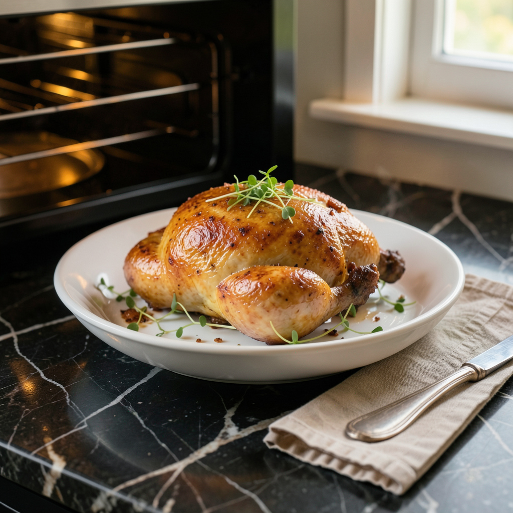 Roast Chicken Convection Oven
