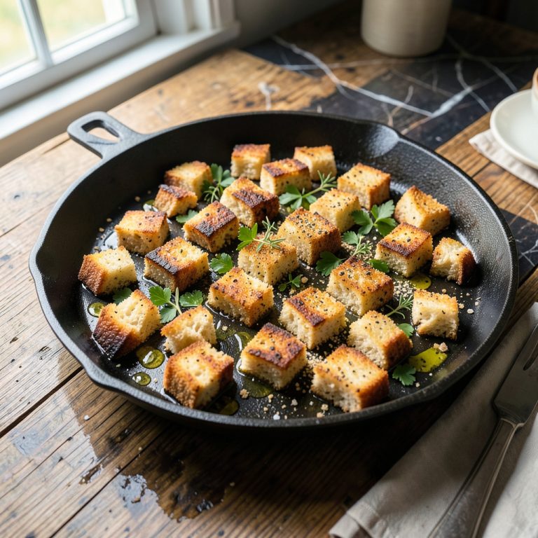 Croutons Recipe Pan: Crispy and Flavorful Homemade Toasts - Just Pork ...