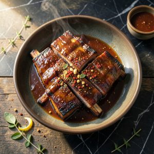 Best Ever Sticky Pork Ribs Recipe: Smoky Sweet Glaze on Fall-Off-The ...