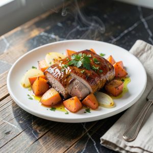 Boneless Pork Recipe: Slow-Roasted Juiciness With Apple Glaze - Just ...