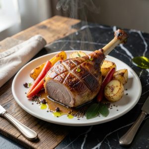 German Pork Shank Recipe: Crispy Skin and Slow-Roasted Tenderness ...