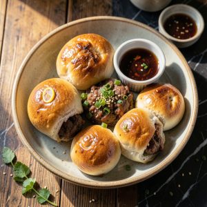 Pork Bun Bread Recipe: Fluffy Steamed Buns With Savory Filling - Just ...