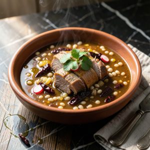 Pork Pozole Rojo Recipe: Smoky Chile and Hominy Stew - Just Pork Recipes