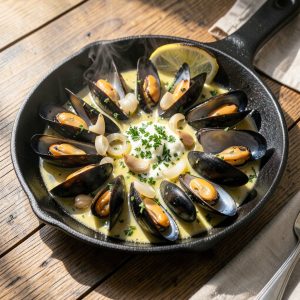 Pre-Cooked Mussels Recipe: Garlic-Wine Broth for Effortless Elegance ...