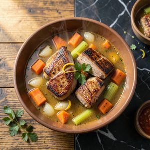 Recipe for Pork Chop Soup: Hearty Broth With Tender Meat and Veggies ...