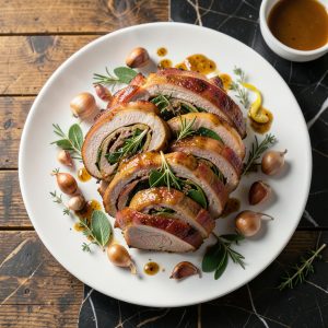 Recipe For Stuffed Pork Tenderloin Wrapped In Bacon: Herb-Infused ...