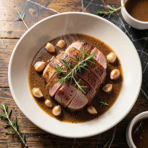 Roast Pork Loin With Gravy Recipe: Herb-Crusted Juiciness and Rich Pan ...