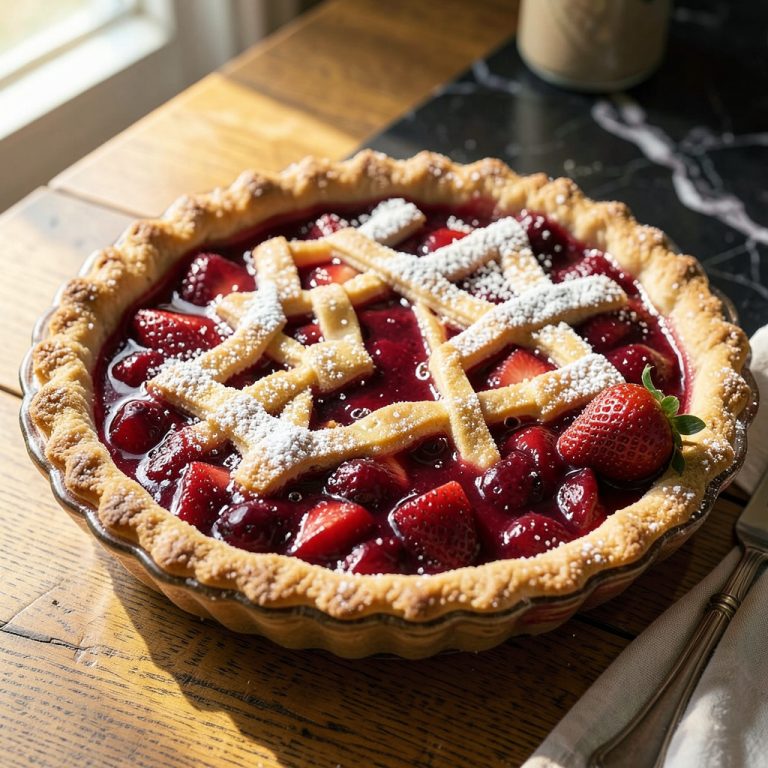 Strawberry Pie Recipe Using Frozen Strawberries: Bursting Berry Flavor ...