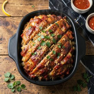 Turkey and Pork Meatloaf Recipe: Moist Blend With Herb Glaze - Just ...